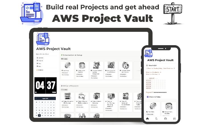 AWS Project Vault — Хранилище учебных проектов | Cloud dude (yourclouddude)