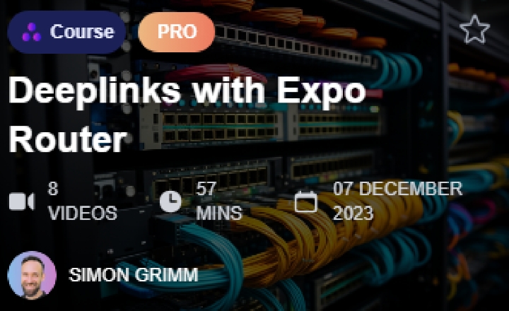 Deeplinks с Expo Router | Simon Grimm