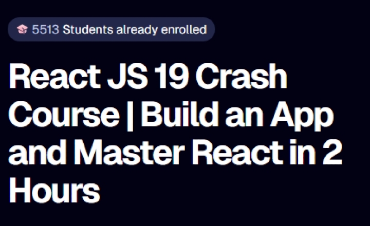 Экспресс-курс по React JS 19 | Adrian Hajdin