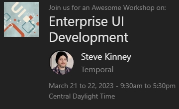 Enterprise UI Development | frontendmasters