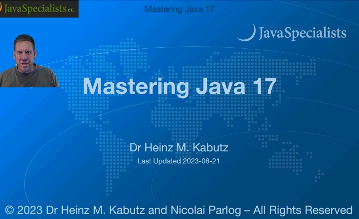 Освойте Java 17 | javaspecialists.eu