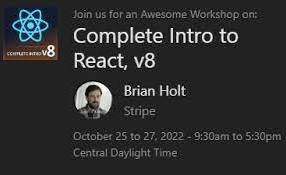 Полное введение в React, v8 | Brian Holt