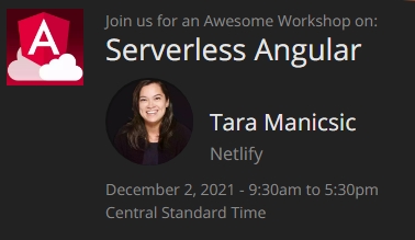 Serverless Angular | frontendmasters