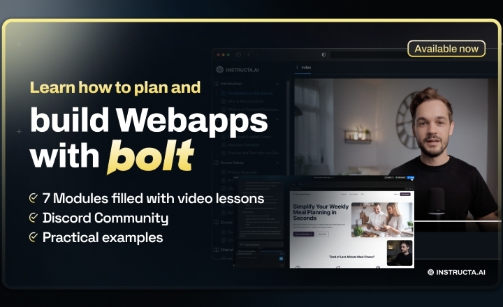 Создание веб-приложений с Bolt.new и ИИ | Kevin Kern (instructa.ai)