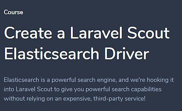 Создайте Laravel Scout Elasticsearch Driver - Видеоуроки | CourseHunter